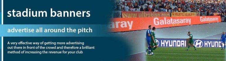 LED Stadium Banners | Pitch Side Advertising Boards
